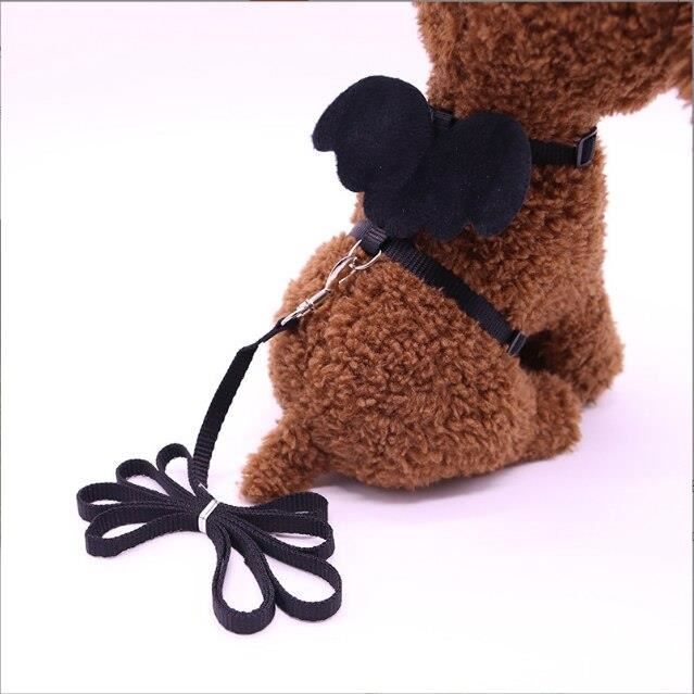 Pet Harness With Angel Wing For Dog Rabbit Cat Chest Set Collar Safety ...