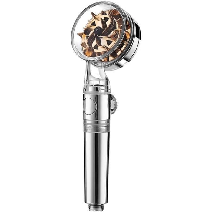 Pommeau De Douche ¨¤ Main ¨¤ H¨¦Lice Douche Douche Turbocompress¨¦E Avec Tuyau Et Support De ...