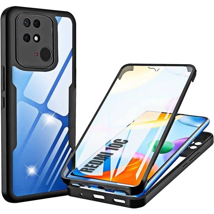 Coque de protection - Xiaomi - Redmi 10C - Protection 360° - Bordure ...
