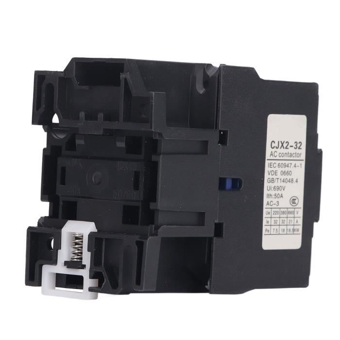 Contacteur Électrique - FDIT - AC 32A - 3 Pôles - 3 Phases - Contact Argent - Cdiscount Bricolage