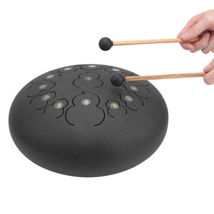 Tambour Handpan, Tongue Drums à 8Tons Mini Instrument à Percussion de ...