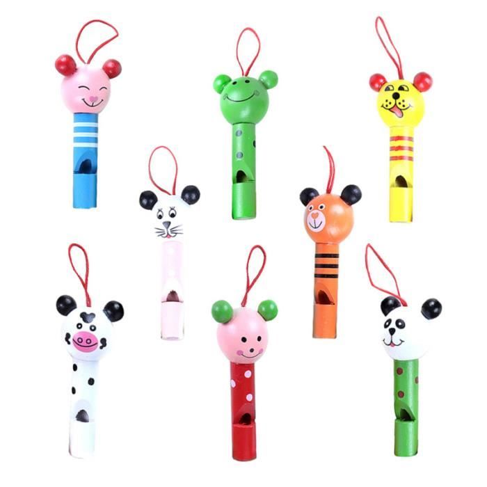 1 Set Enfants Sifflet Playthings Cartoon Bois Trompette Toys Enfants ...