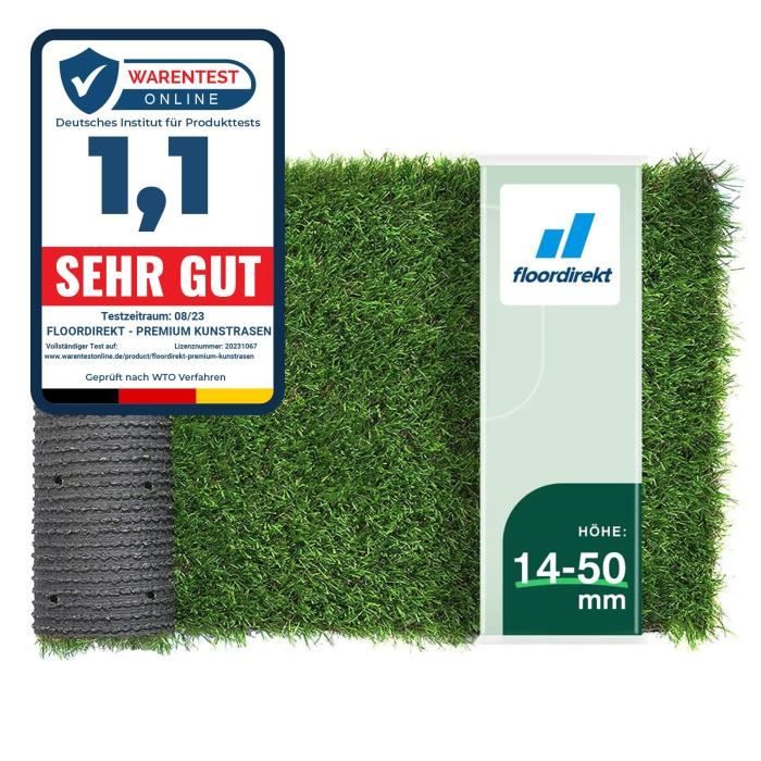 Gazon Synthétique Artificiel Rouleau Gazon 35mm de Hauteur, Tosca, 100x300 cm - Cdiscount Jardin