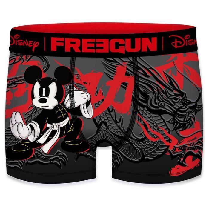 Boxer Homme Disney Mickey Mouse - FG/DIS5/1/BM/DRAGON/02 Noir ...