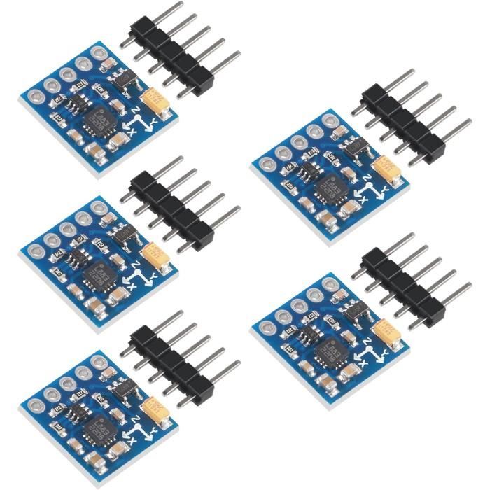 Lot De 5 Modules De Boussole Gy-271 Gy-271 Qmc5883L 3-5 V - Capteur ...