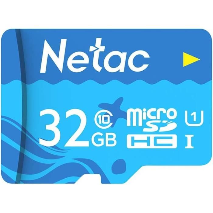 Carte mémoire, 32 Go TF Carte Grande Capacité Carte Micro SD UHS-1 Class10 Carte Mémoire Haute ...