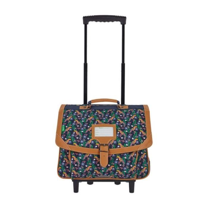 Tann's - Cartable à roulettes 38cm "Gabrielle" bleu - 10602 Bleu et ...