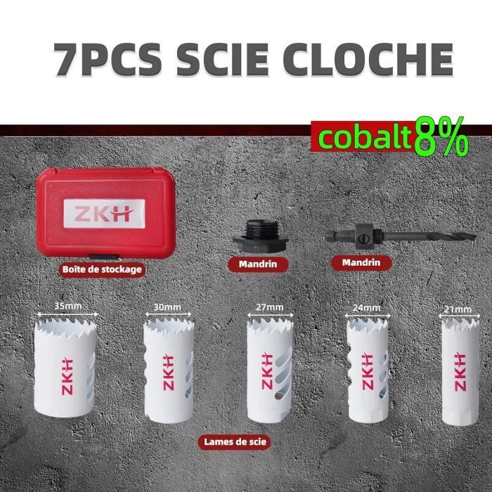 Scie Cloche | Jeu de Scie Cloche Bois 7 PCS | avec Mèches pour Métal ... Scie Cloche | Jeu de Scie Cloche Bois 7 PCS | avec Mèches pour Métal ...