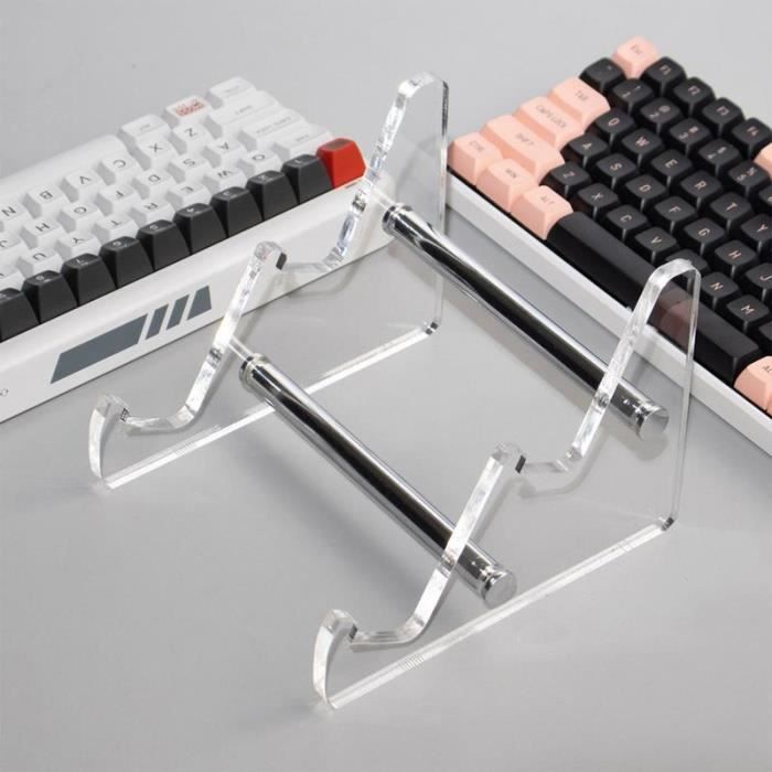 1 niveau - Support de clavier Transparent en acrylique, présentoir à 3 ...
