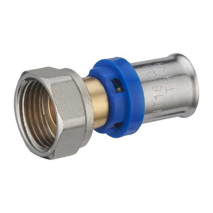 Raccord Multicouche à Sertir Multi profils Ø16 - Femelle Tournant 20x27 NOYON & THIEBAULT ...