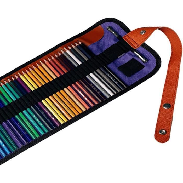 Ensemble de Crayons de Couleur, Crayons à Colorier de 72 Couleurs ...