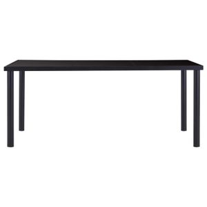 Table à manger un verre noir - Cdiscount