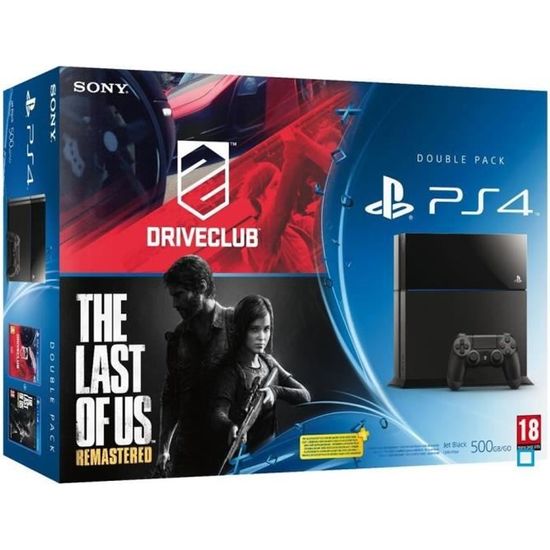 PS4 + Drive Club + The Last of Us Remastered - Cdiscount Jeux vidéo
