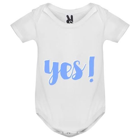 Body bébé - Enfant - Blanc - YES BLEU Blanc - Cdiscount Prêt-à-Porter