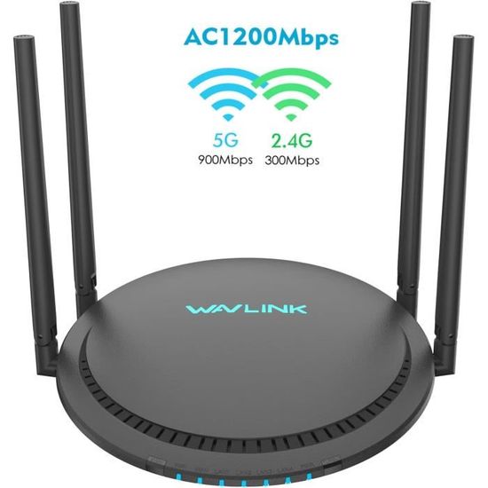 Routeurs Wifi 1200Mbps Pour Internet Sans Fil Ac1200 Double Bande ...