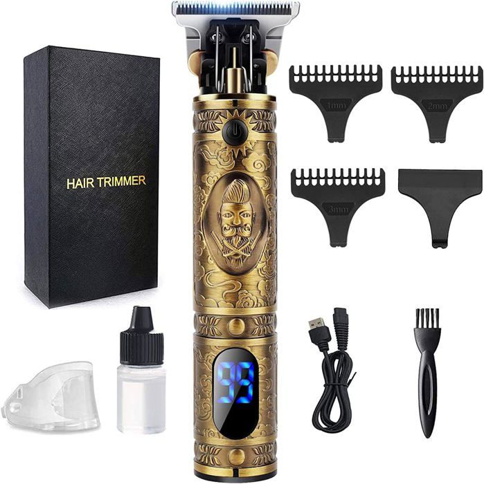 Tondeuse Barbe Homme,Professionnelle Tondeuse Cheveux,Rasoir Electriques Rechargeable Brostyle ...