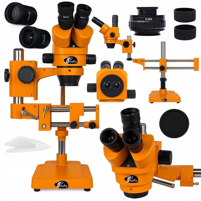 Microscope Stéréoscopique Trinoculaire Jupiter Pro – Zoom 7x-50x ...