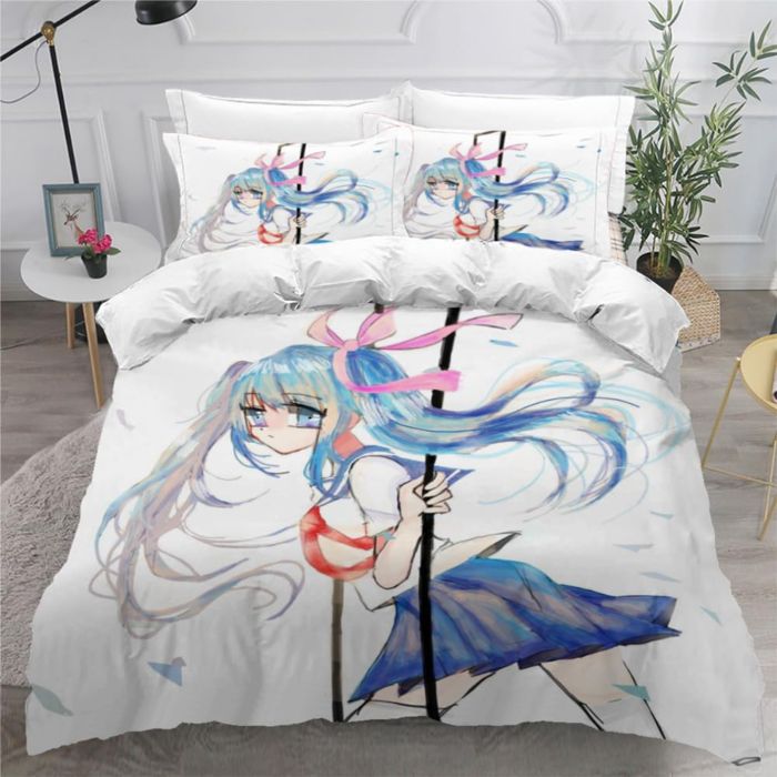 140 x 200 cm 3D Printed Fan Anime Otaku Bedding Set for 1 People ...