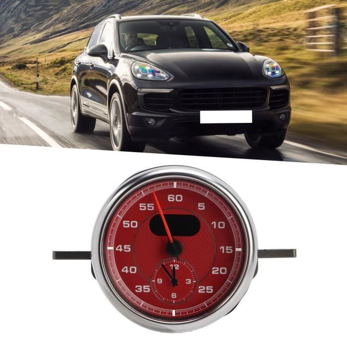 Ashata Horloge de jauge de tableau de bord ABS tableau de bord jauge horloge voiture intérieur ...