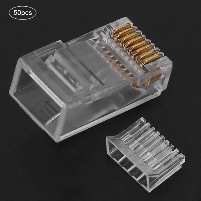 Connecteur réseau informatique Résistant à la flexion Connecteur RJ45 ...
