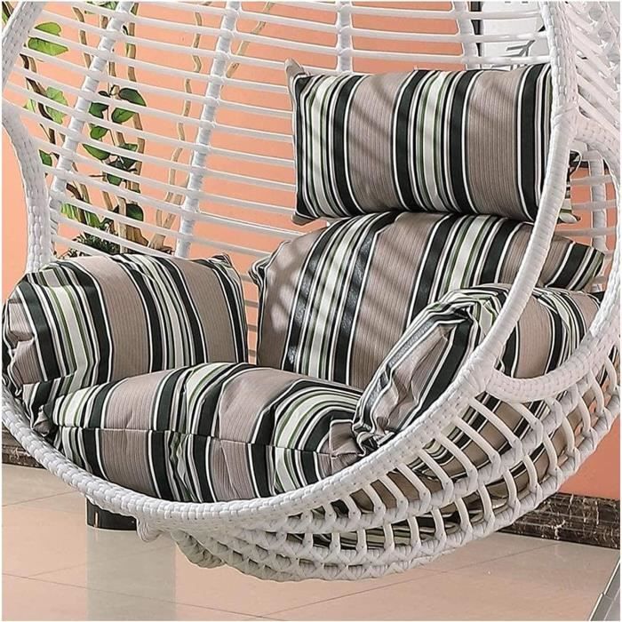 Coussin Fauteuil Rotin Suspendu, Épaissir Le Coussin De Chaise De Hamac ...