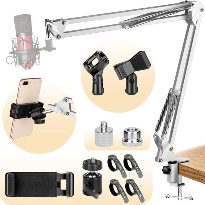 Support de Suspension Microphone avec la Base Rotative Support de micro ...