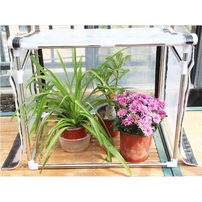 MAHFEI Mini Serre Balcon, Serre De Petites Plantes Portable Serre De ...