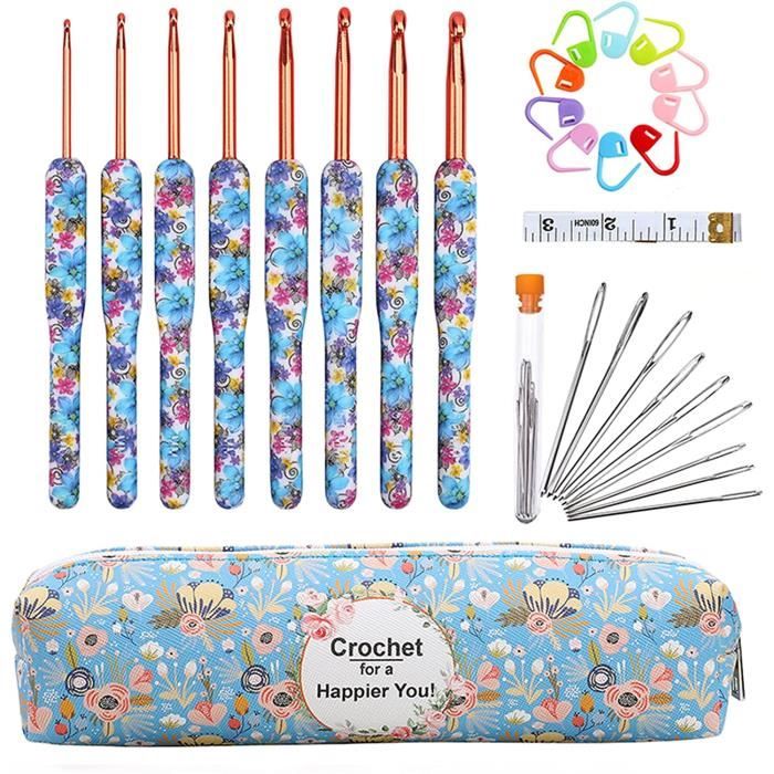 Kit de crochet pour débutants, ensemble de crochets à prise douce ...