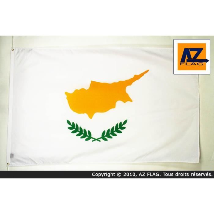 Drapeau Chypre 150x90cm - chypriote Haute qualité - Cdiscount