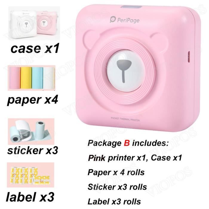 Toutes nos imprimantes,Mini-imprimante Photo de poche sans fil ...