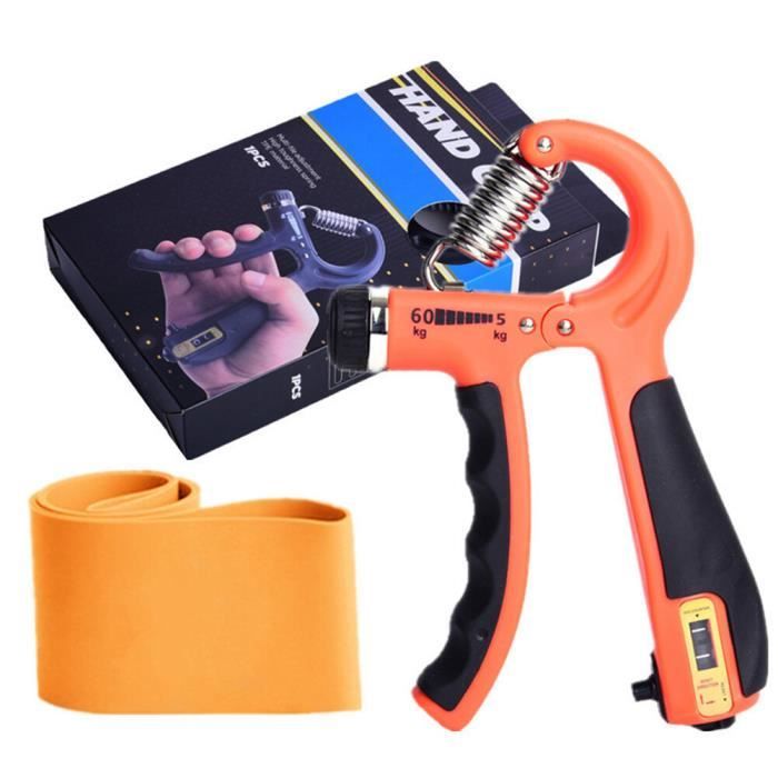 Poignée de musculation - Entraîneur de renforcement - Réglable - Orange ...