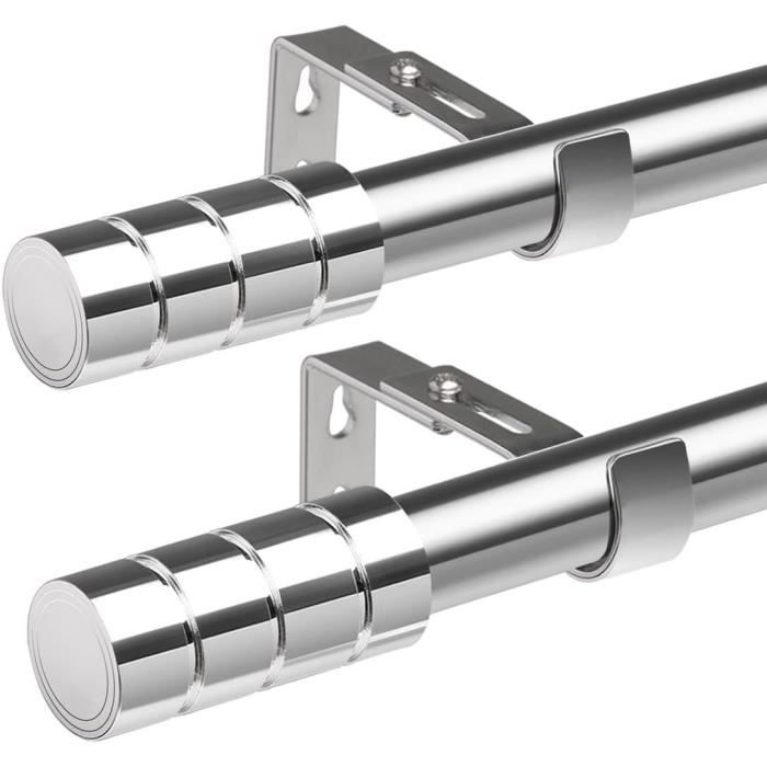 Tringle Rideau Extensible Tringle A Rideaux Réglable Tringle À Rideaux En Acier Inoxydable Avec ...