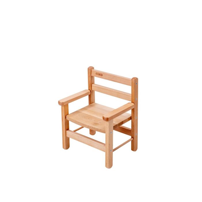 Petit Fauteuil Enfant En Bois Avec Accoudoirs Juliette - Combelle ...