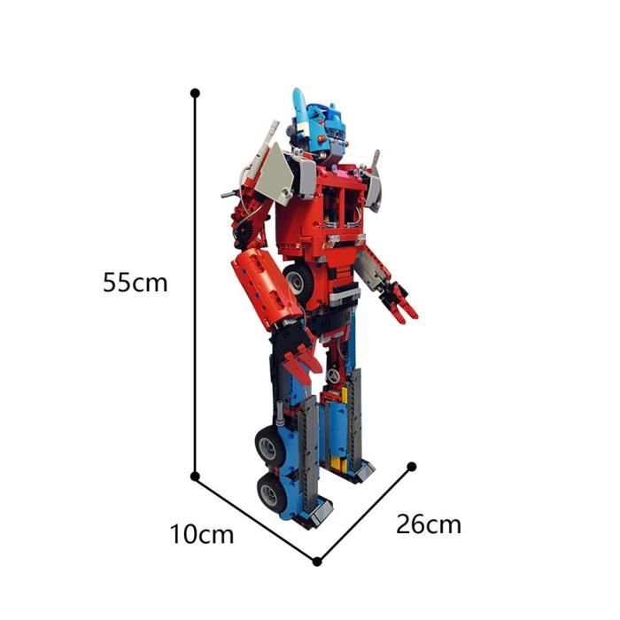 MOC 42098 Mecha Autobots Robot blocs de construction Leader camion ...