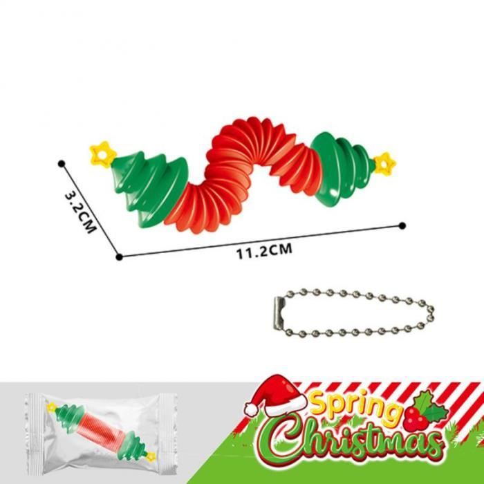 Jouet lumineux de noël Mini Animal tube télescopique décompression ...