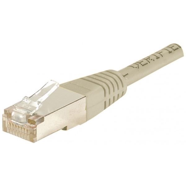Cordon patch rj45 ftp cat6 gris - 1m - Cdiscount Informatique