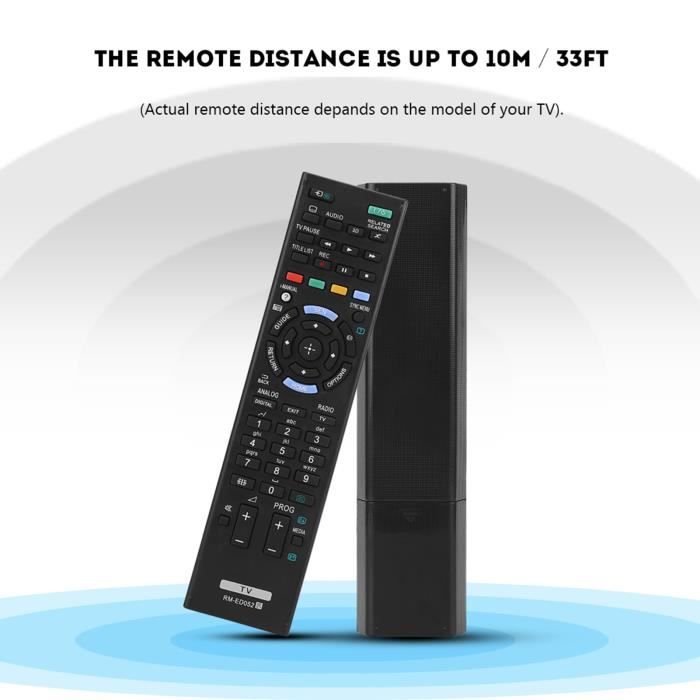Télécommande Tv Pour Rm Ed050 Remplacement De Télécommande Pour Tv Rm