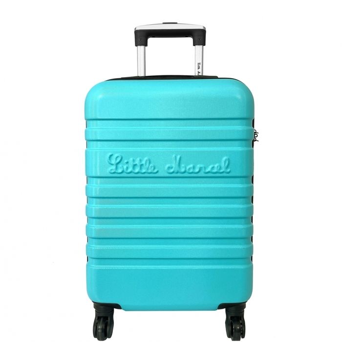Valise cabine passe-partout rigide 54.8 cm - Bleu turquoise - LM10321PN