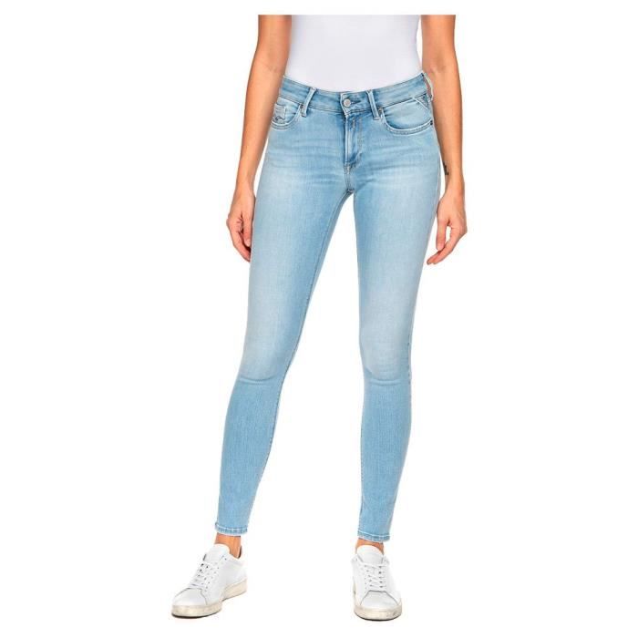 Jean Replay New Luz - Super Light Blue - Femme Super light blue ...