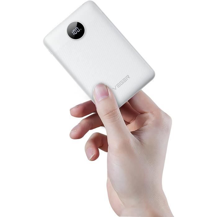 Batterie Externe 10000Mah, Mince Et Légère En Mini Taille Power Bank ...