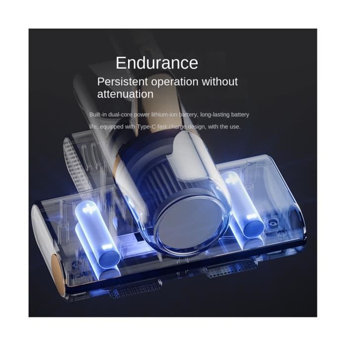 DGS-K1 Acarien Remover 4800MAH Domestique Portable Rechargeable 14Kpa ...