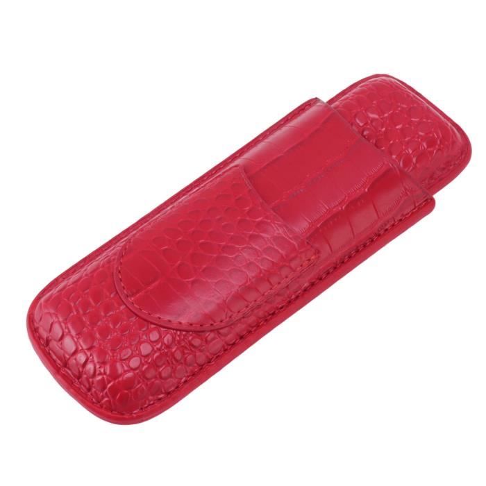 Tbest porte-cigares Porte-étui à cigares en cuir souple Portable ...