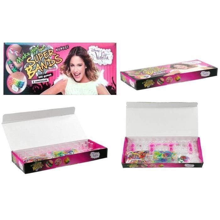 VIOLETTA SET 900 ÉLASTIQUES + METIER A TISSER - Cdiscount Jeux - Jouets
