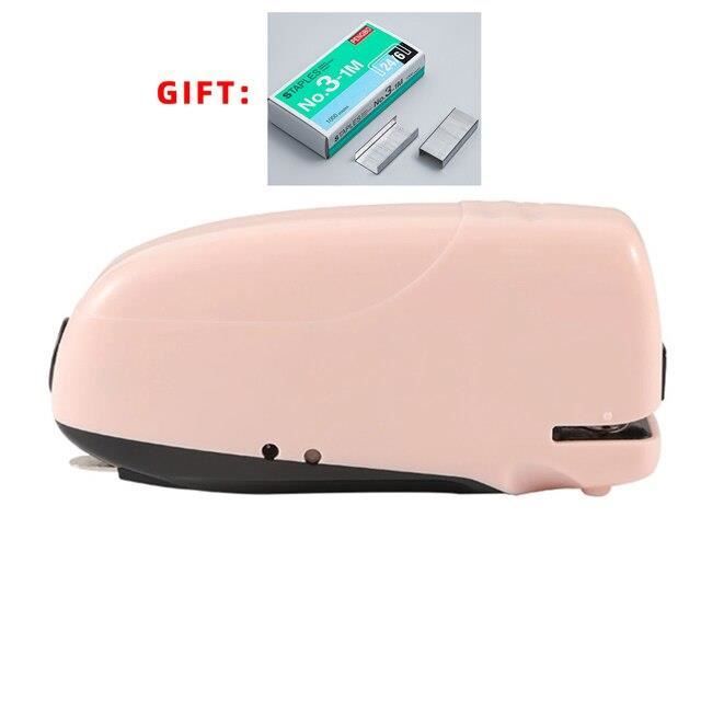 Agrafeuse,Rose--Agrafeuse électrique automatique n ° 10, agrafeuse à ...