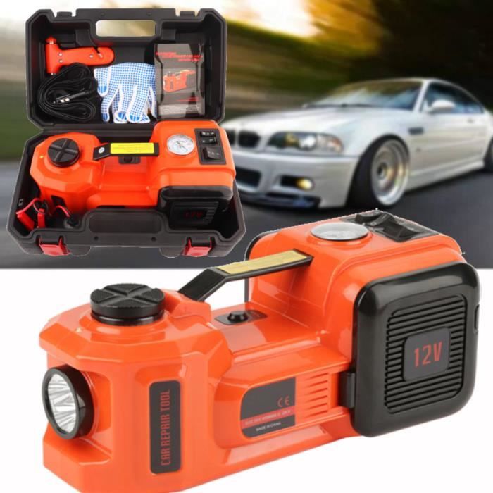 Zhihushop Kit cric hydraulique Automatique voiture 5 tonnes 12V - 58137 ...