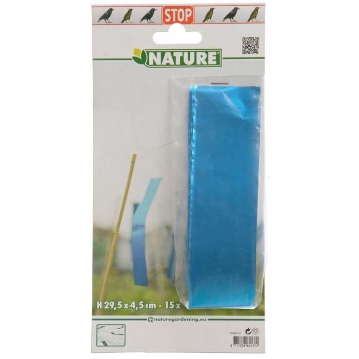 Effaroucheur à oiseaux NATURE bandelette aluminium bleue - Cdiscount Jardin