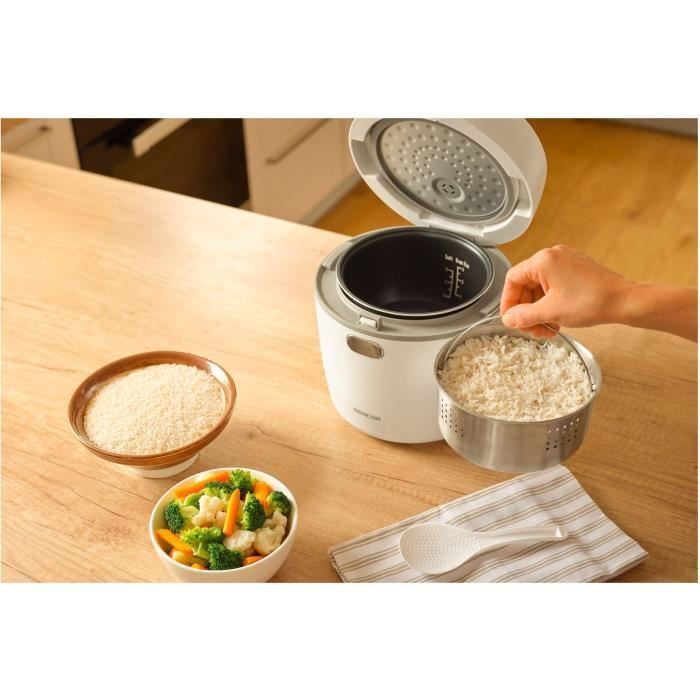 Cuiseur à riz - SENCOR - SRM 0670WH - 350 W - 0,6 L - Blanc - Cdiscount ...