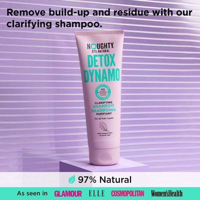 97% Natural Detox Dynamo Clarifying Shampoo, Sulphate Free Vegan ...