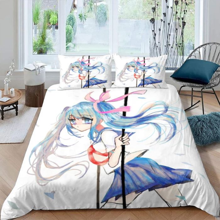 140 x 200 cm 3D Printed Fan Anime Otaku Bedding Set for 1 People ...