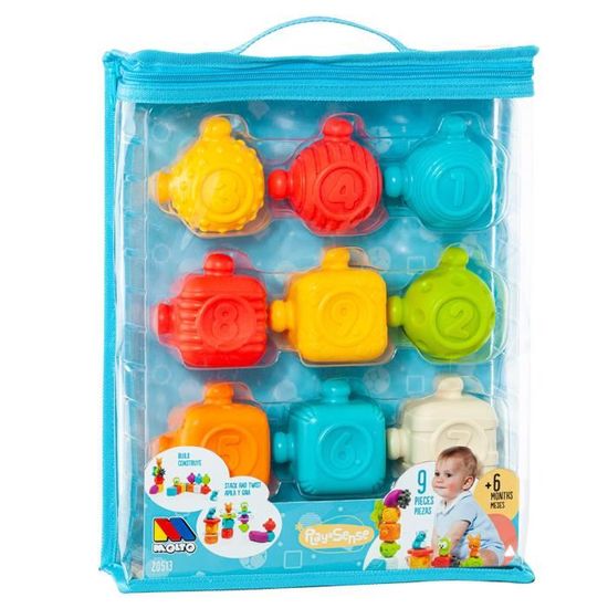 Jeu sensoriel Bébé Play & Sense Molto 9 pcs - Cdiscount Jeux - Jouets